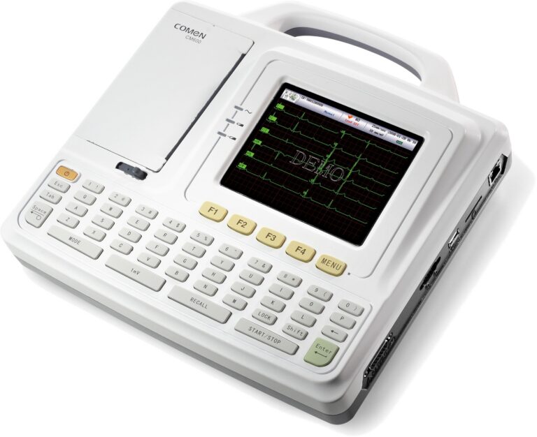 Electrocardiógrafo marca COMEN modelo CM-600 - redimedic-mexico
